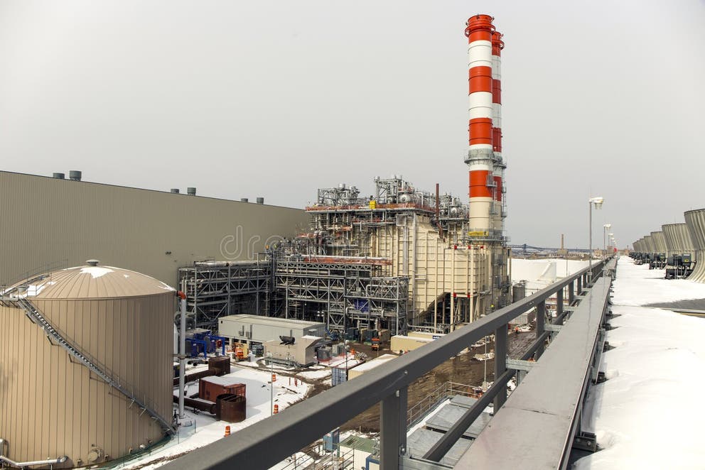 Power Plant stock image. Image of combined, construction - 51371009