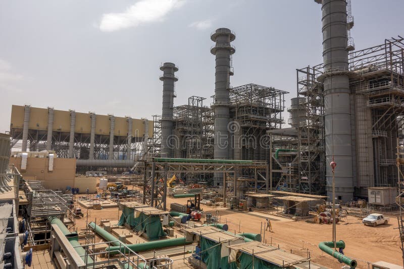 Power Plant stock photo. Image of crane, plant, stack - 96302358