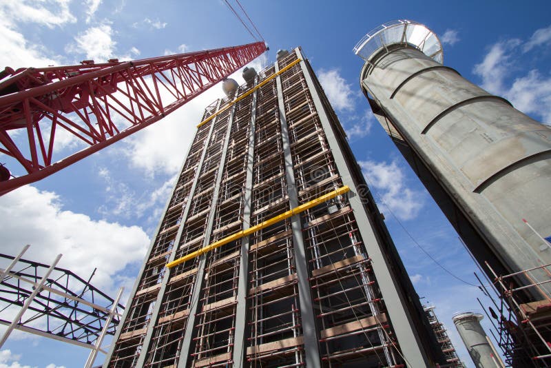 Power Plant Construction stock image. Image of building - 59498103