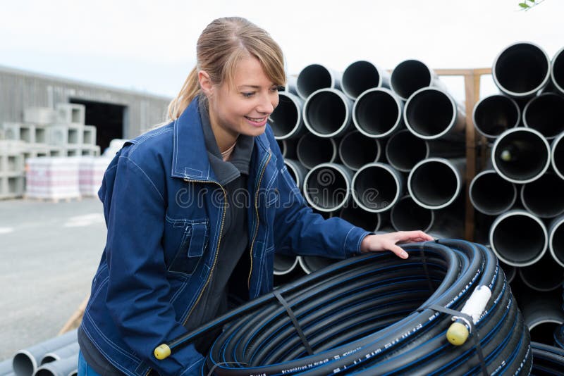 Power Plant Engineering Worker Stock Photo - Image of factory, green ...