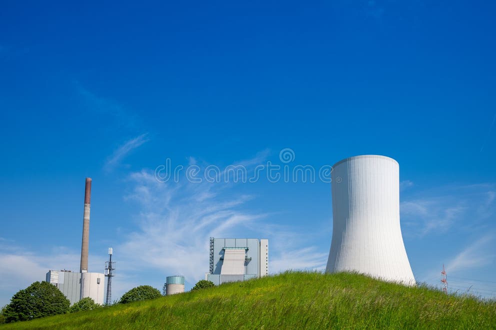 Power plant in germany stock photo. Image of electricity - 262515086
