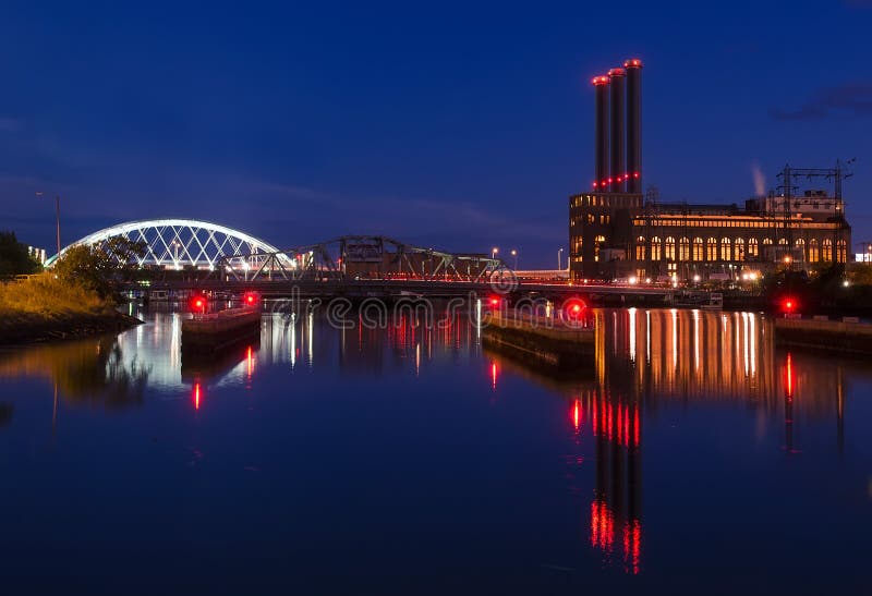 Power plant reflection stock image. Image of rhode, urban - 37027913