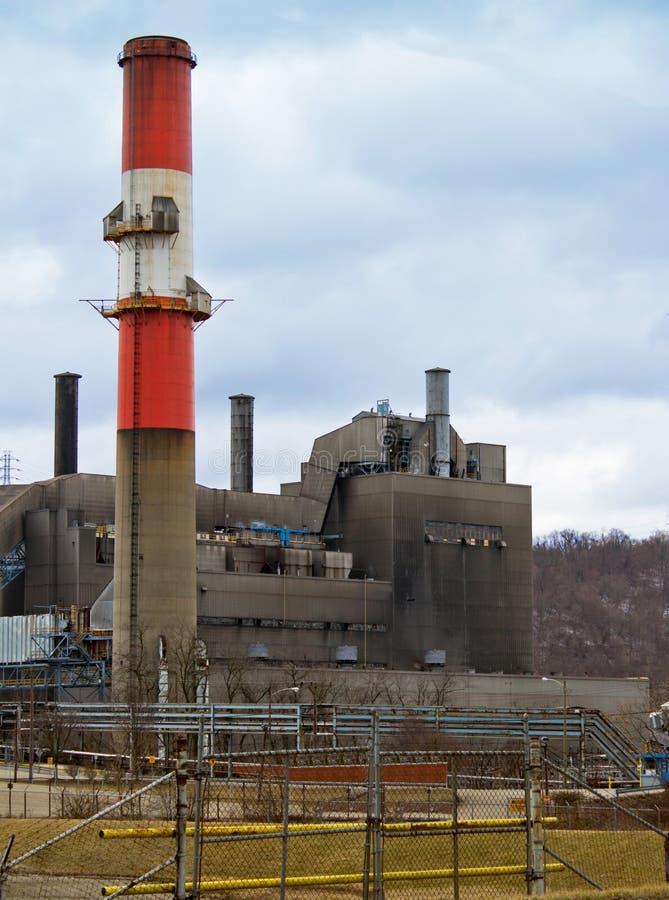 Power Plant Stack stock image. Image of pennsylvania - 50865549