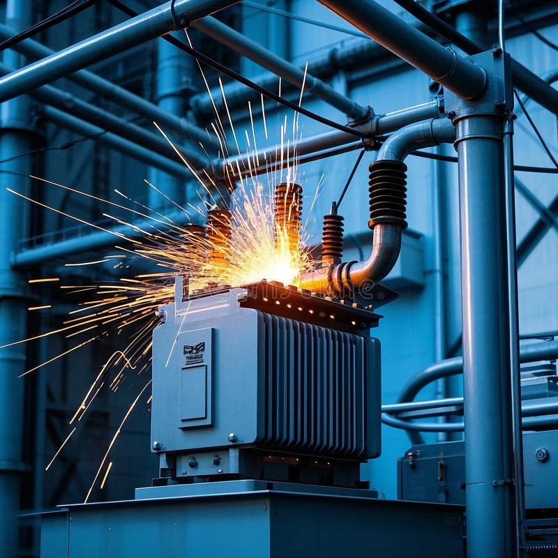 Power Plant Voltage Equipment, Voltage Lines, Etc. Showcase Modern ...