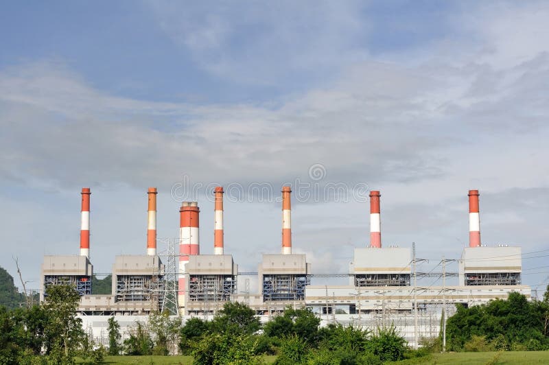Power plants stock image. Image of factory, industrial - 25543327