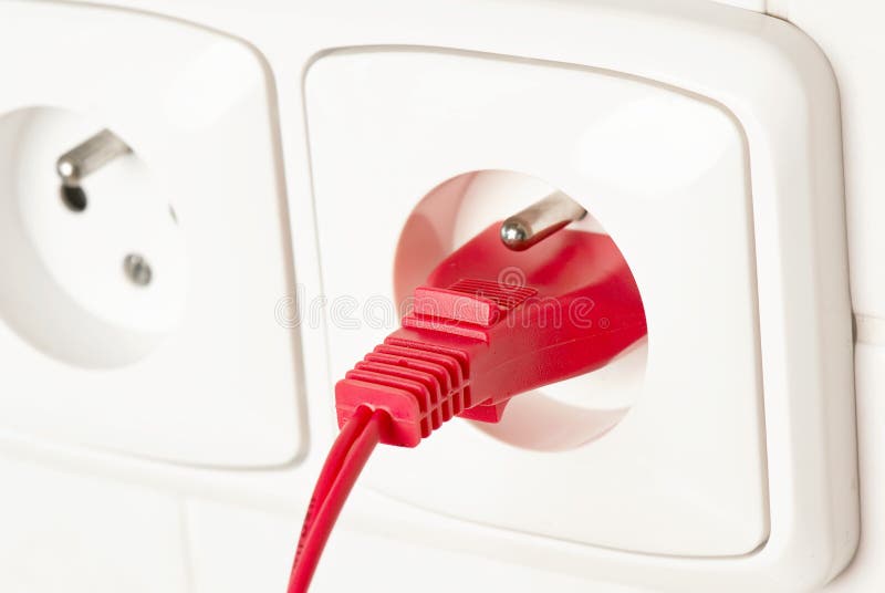 Power plug stock image. Image of outlet, current, ecological - 12457467