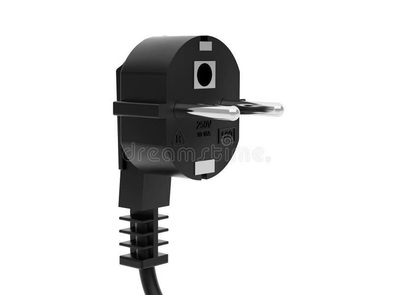 Power Plug stock illustration. Illustration of socket - 12809732