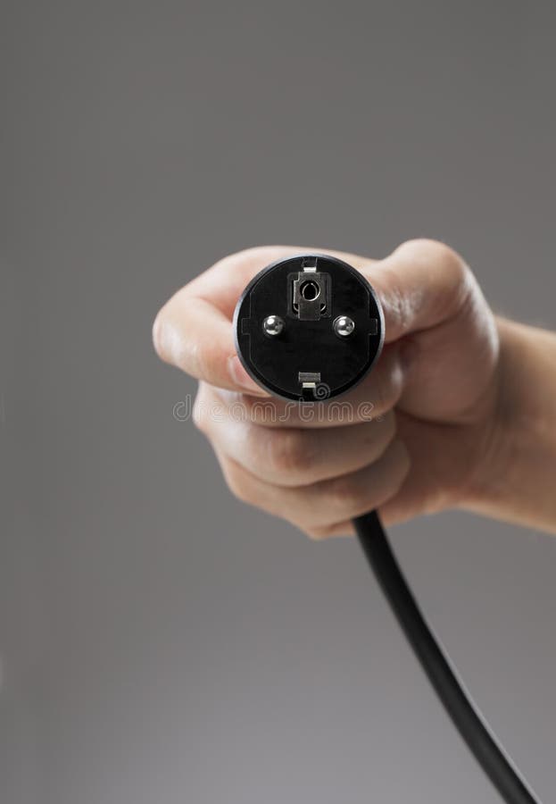 Power plug stock image. Image of plastics, metal, power - 450689