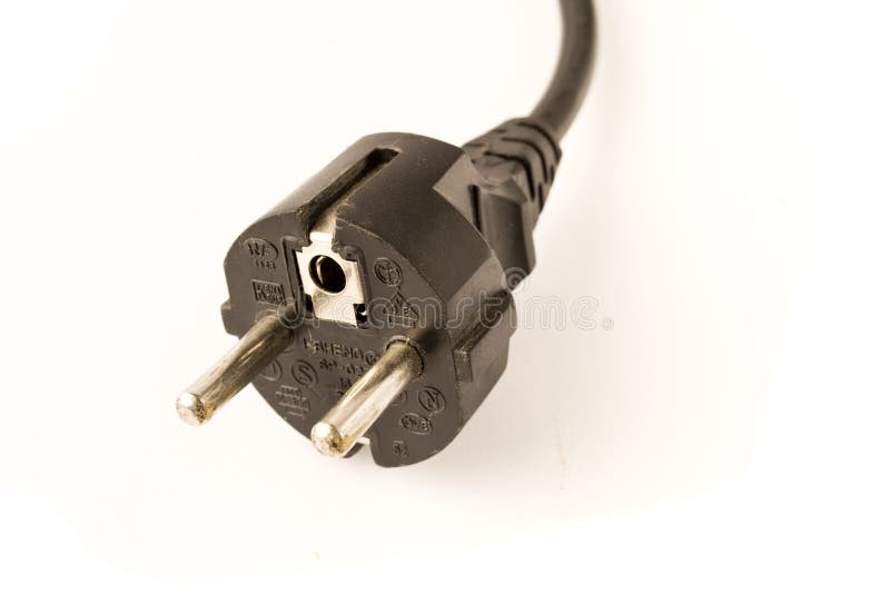 Power plug stock photo. Image of electricity, join, closeup - 18880384