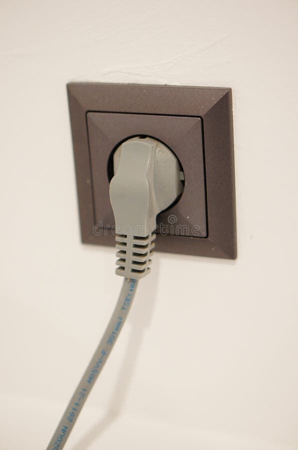 Power plug stock image. Image of wall, plug, power, socket - 48994757