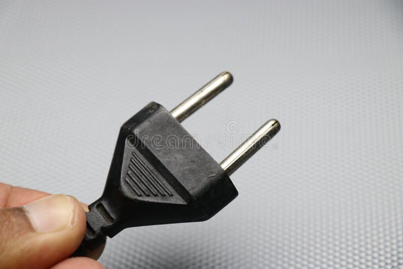 Power Plug Which is Two Pin Type these are Ungrounded Plug Types Stock ...