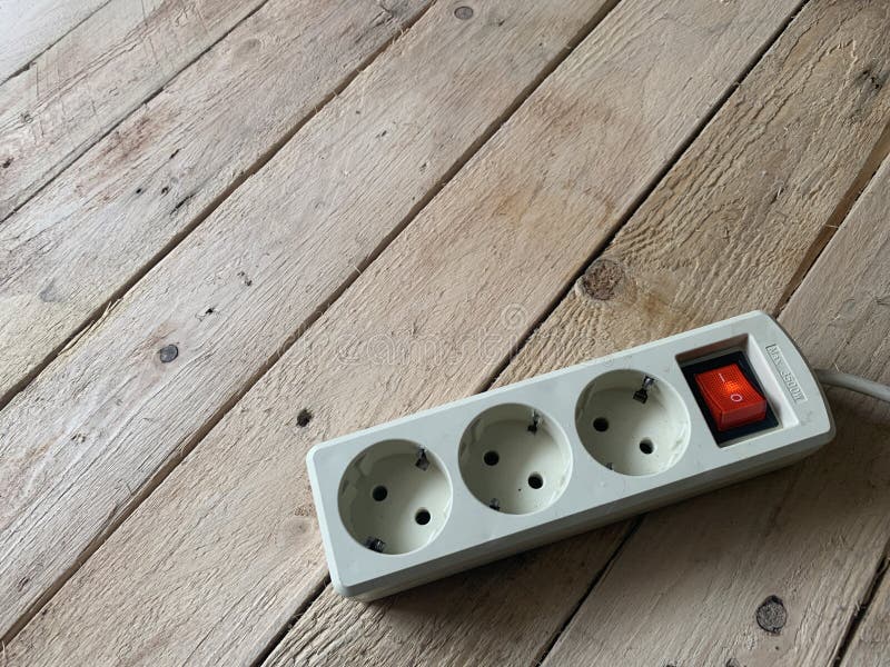Power plug stock image. Image of power, table, plug - 205247619