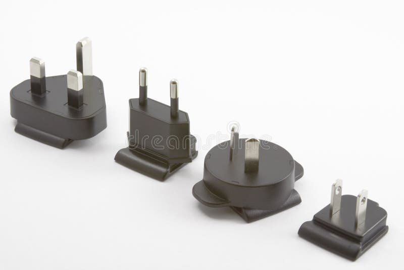 Power plugs stock image. Image of adapter, variation, voltage - 1027359