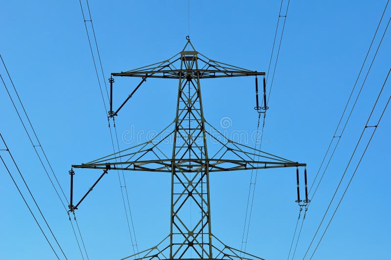Power Pole stock image. Image of electrical, current - 10660679
