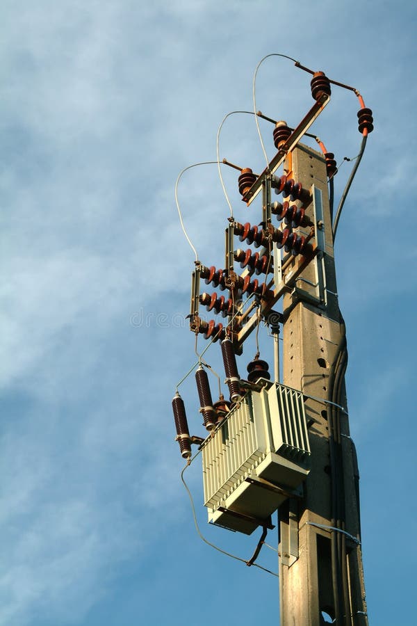 Power Pole, Power Poll, Electricity Stock Photo - Image of clouds ...