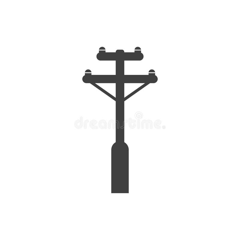 Power pole logo stock vector. Illustration of energy - 217432729
