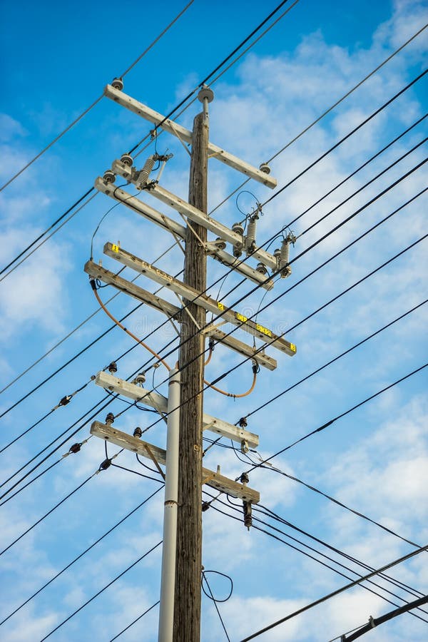 Power Pole Anchors stock photo. Image of anchor, support - 45744658