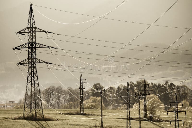 Power Poles Picture. Image: 14060507