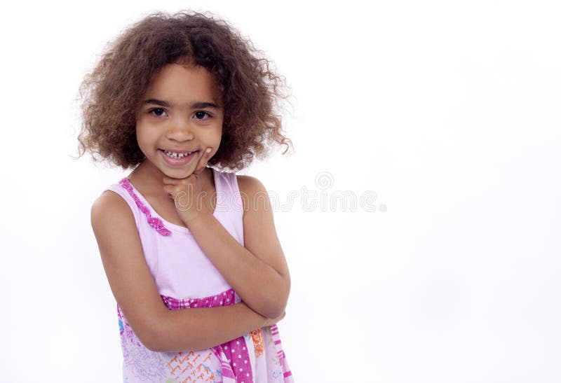 Power Pose stock image. Image of pretty, pose, child - 26446503