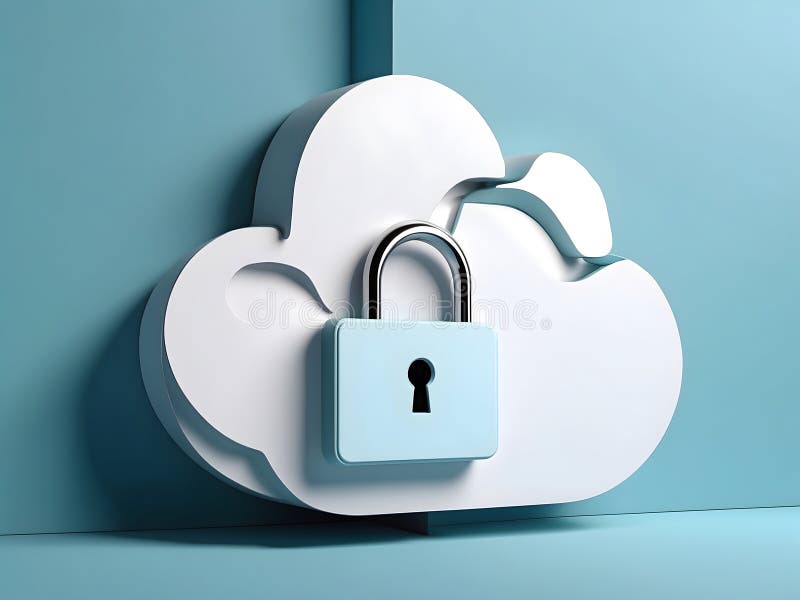 The Power and Potential of Cloud Storage Stock Illustration ...