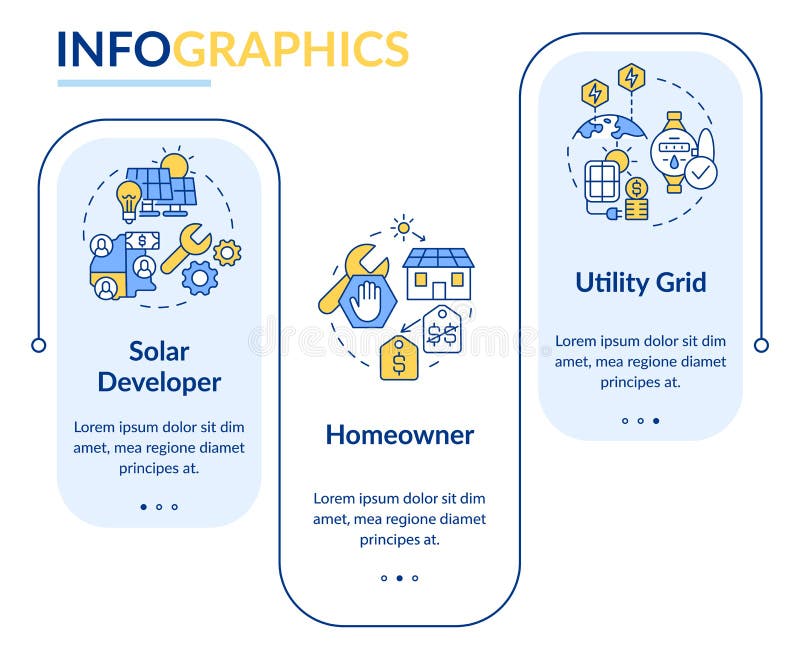 Power Purchase Agreement Blue Brochure Template Stock Vector ...