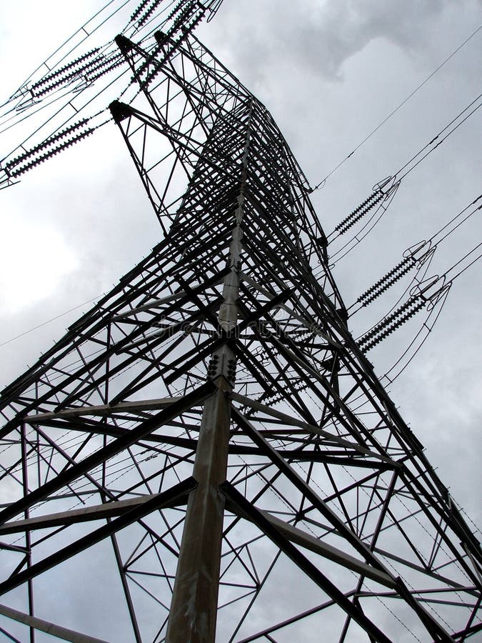 Power pylon stock image. Image of high, pole, nonrenewable - 164197