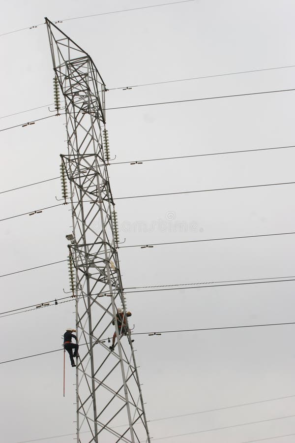 Power pylon stock image. Image of powerplant, structure - 196333