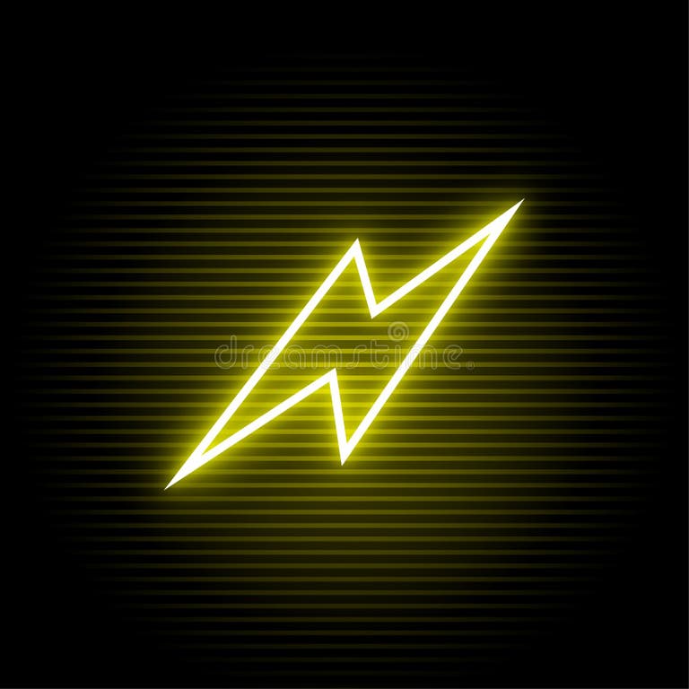 Power ray symbol stock vector. Illustration of thunder - 136400188