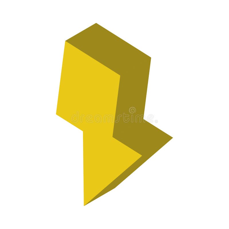 Thunder Energy Electric Power Cartoon Stock Vector - Illustration of ...