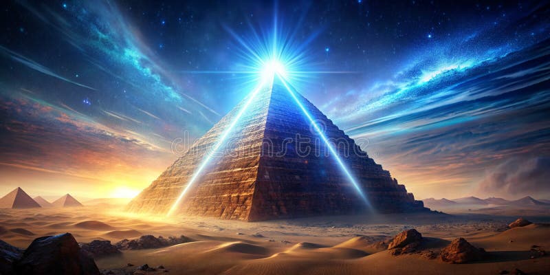 The Power Resource of the Alien is the Pyramid AI Generative Stock ...
