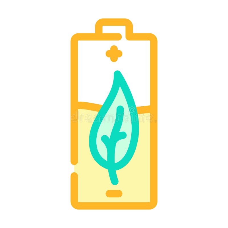 Power Saving Mode Color Icon Vector Illustration Stock Illustration ...