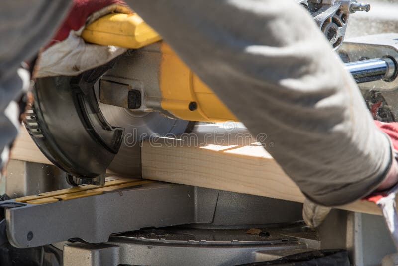 Power saw stock photo. Image of home, craftsman, construction - 93301244