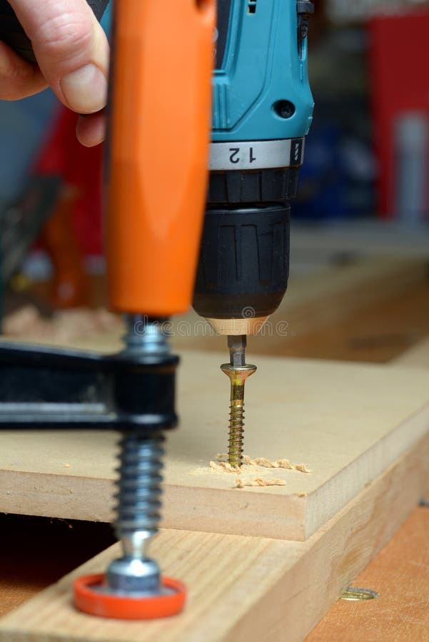 Power driving 2 stock image. Image of woodworking, structure - 64235633