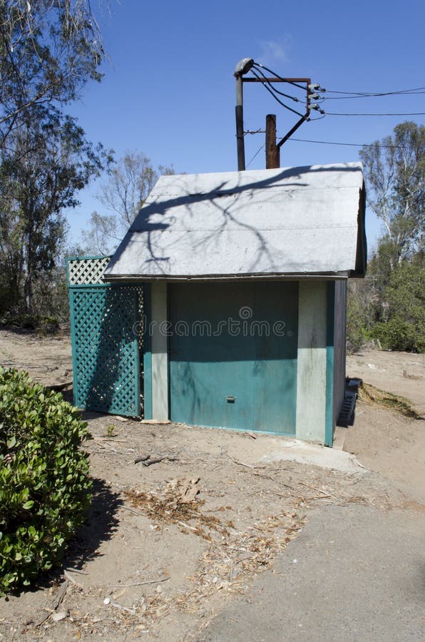 The power shack stock image. Image of decrepit, derilict - 42559037
