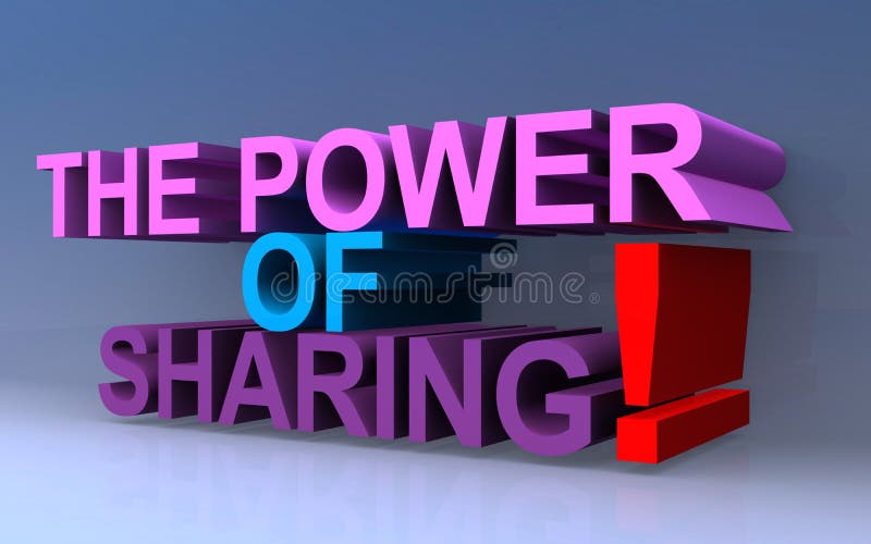 The Power Of Sharing Billboard Message Donate Give Help Others Stock ...