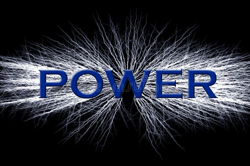Power sign stock illustration. Illustration of writing - 17424479
