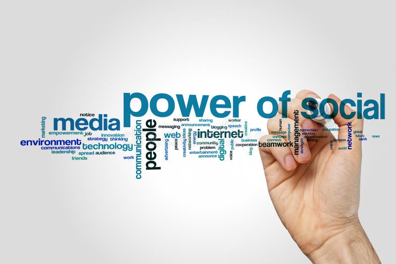 The Power of Social Media stock photo. Image of control - 31476614