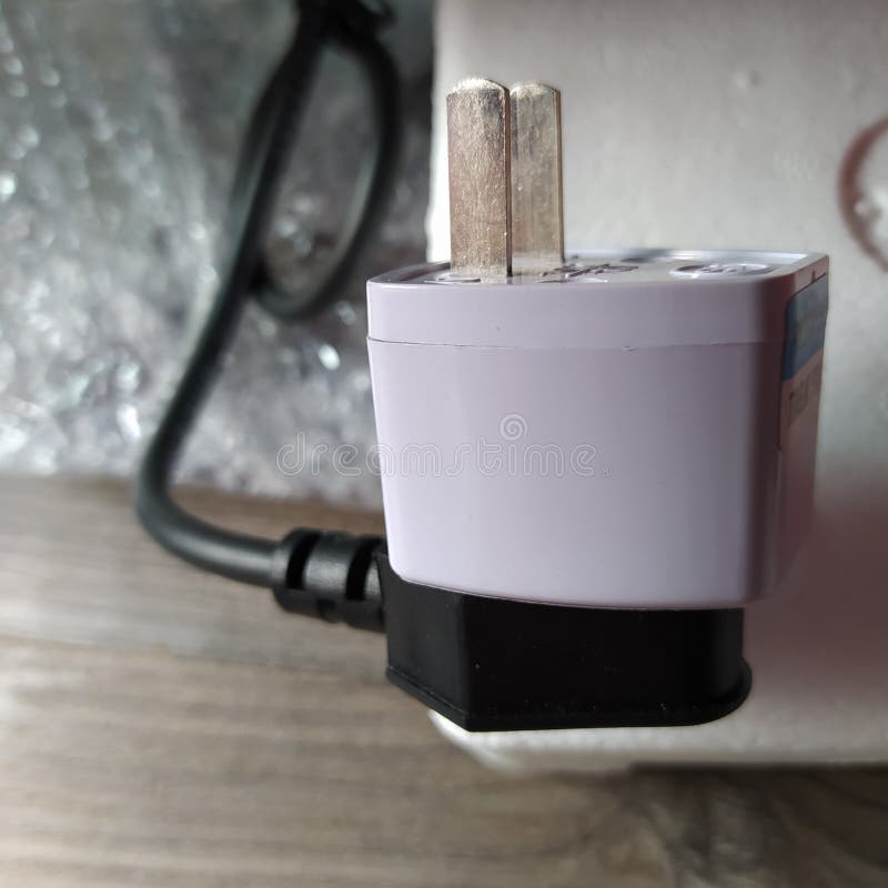 Close Up of White Power Plugs, Electrical Equipment, Power Socket Stock ...