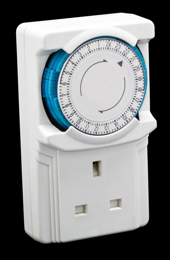 Power Socket with Adjustable Timer Stock Image - Image of control ...