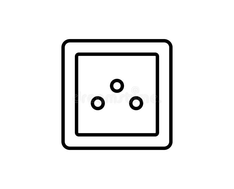 Power socket icon set stock vector. Illustration of graphic - 194349879