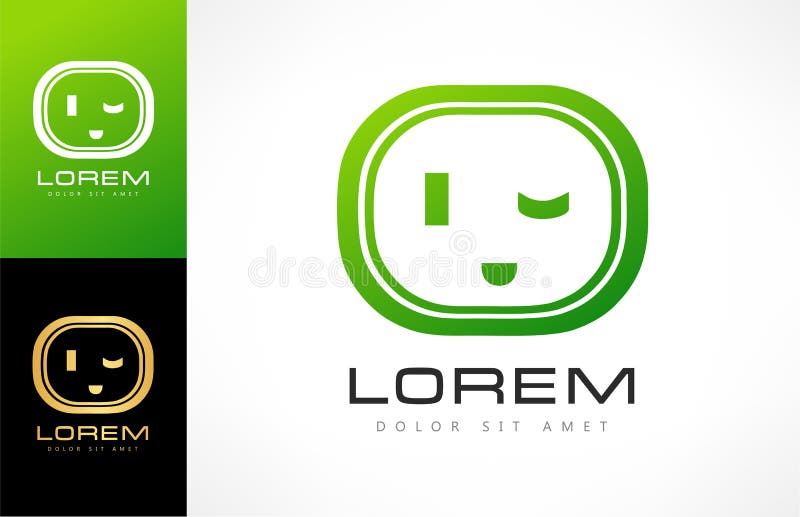 Power socket logo stock vector. Illustration of home - 118466584