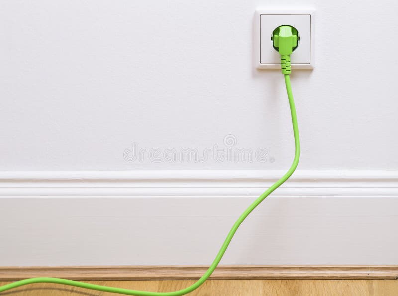 Power socket with plug stock image. Image of europe, plug - 59951911