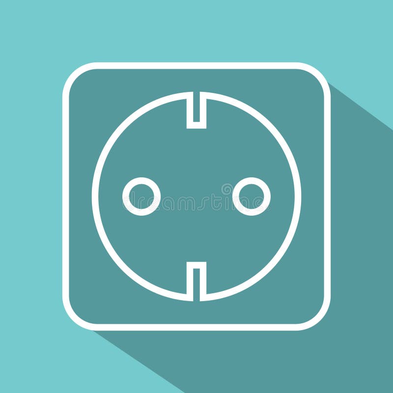 Power Socket. Vector Illustration Decorative Design Stock Vector ...