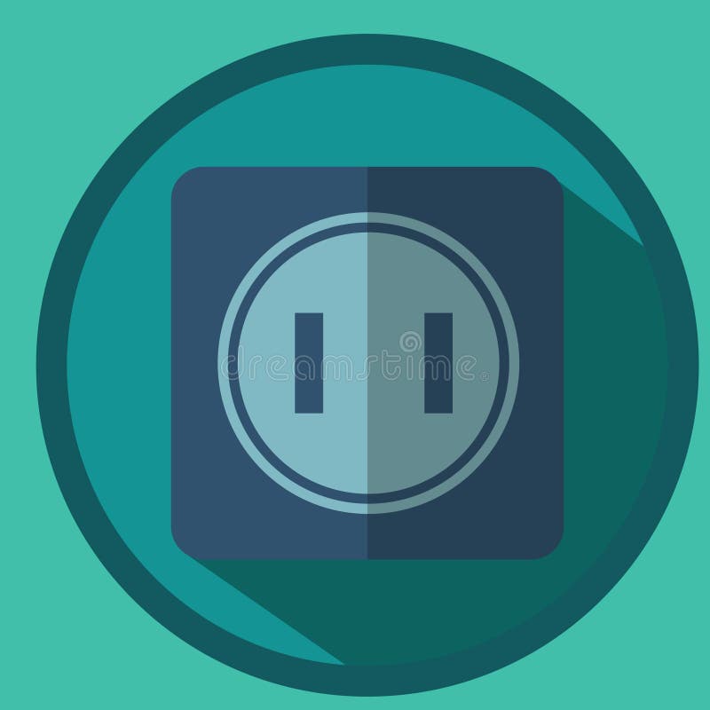 Power Socket. Vector Illustration Decorative Design Stock Vector ...