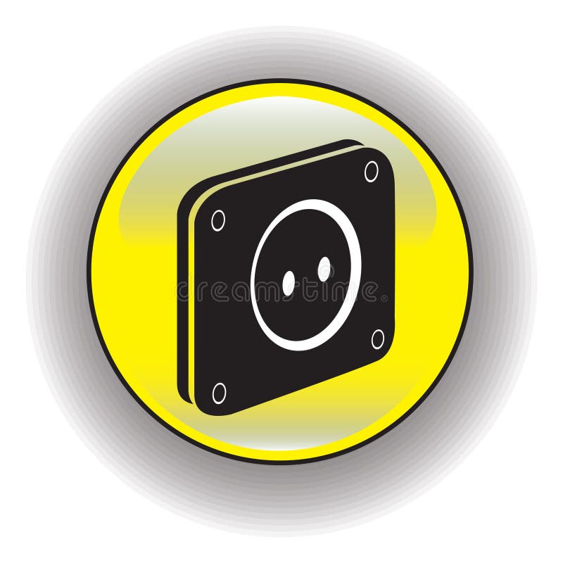 Power Socket. Vector Illustration Decorative Design Stock Vector ...