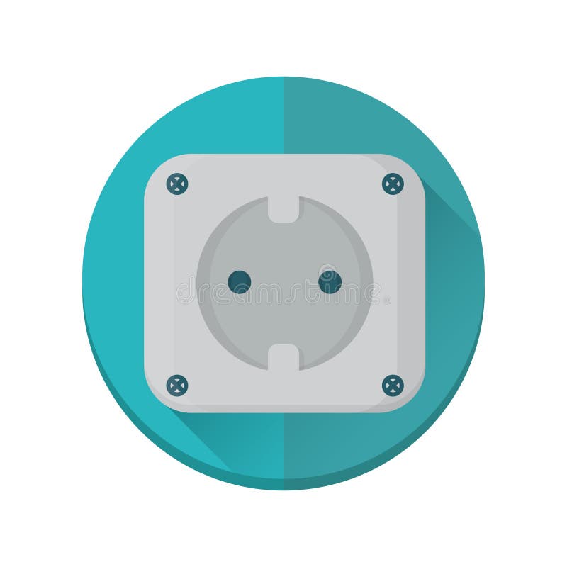 Power Socket. Vector Illustration Decorative Design Stock Vector ...