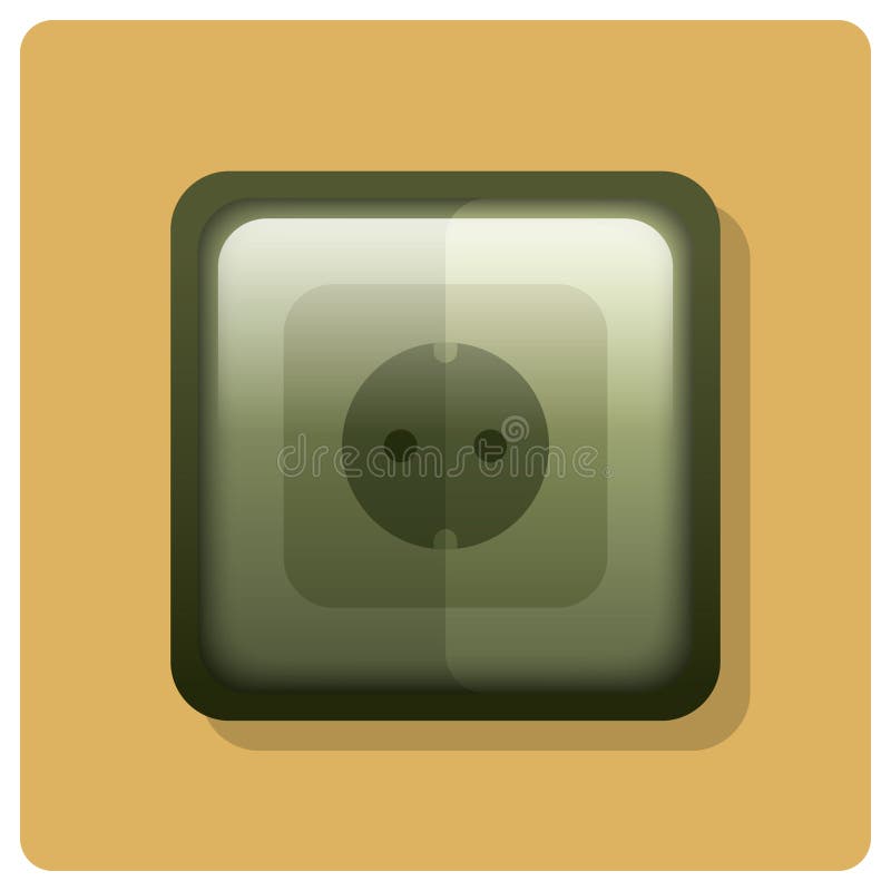 Power Socket. Vector Illustration Decorative Design Stock Vector ...