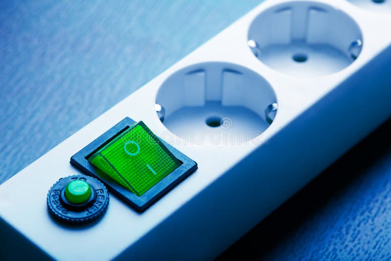 Power Sockets and Switch stock image. Image of supply - 30510023