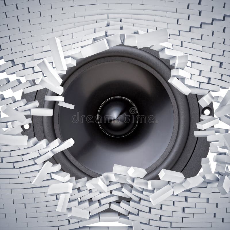 Breaking wall stock illustration. Illustration of fall - 55021297
