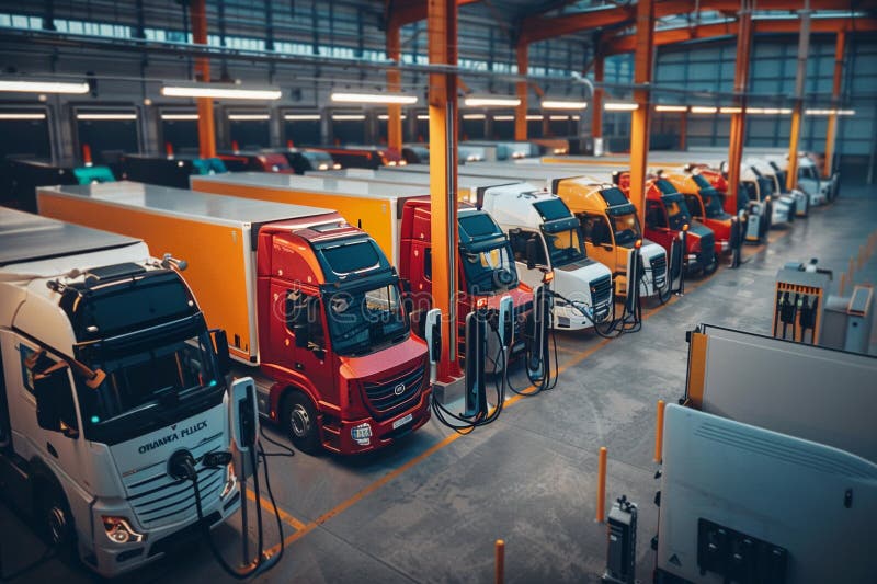 Power Source for Charging the Battery of a Electric Car Stock Image ...